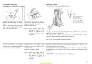 Janome 340-341 Sewing Machine Instruction Manual