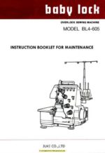 Baby Lock Service Manuals