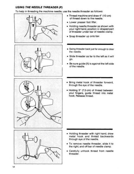 Singer 9143-7050 Sewing Machine Instruction Manual
