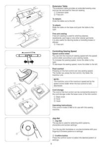 Elna 760 eXcellence Sewing Machine Instruction Manual