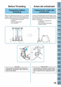 Brother 929D Serger Overlock Sewing Machine Instruction Manual