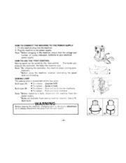 Riccar R200 Sewing Machine Instruction Manual