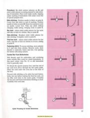 Singer 635 Zigzag Sewing Machine Instruction Manual