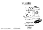 Singer CG500-550 Sewing Machine Instruction Manual Plus Workbook