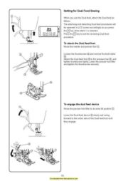Elna 7300 Pro Quilting Queen Sewing Machine Instruction Manual