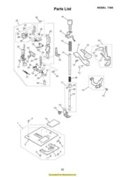 Elna 7300 Pro Quilting Queen Sewing Machine Service Manual