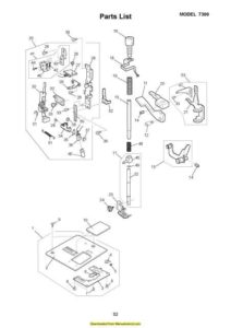 Elna 7300 Pro Quilting Queen Sewing Machine Service Manual
