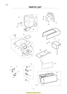 Elna 820 eXpressive Sewing Machine Service-Parts Manual