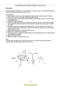 Elna 2100-2300 Sewing Machine Service-Parts Manual