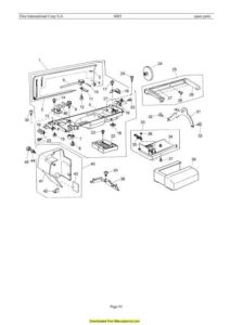 Elna 6005 Sewing Machine Service Manual Plus Parts