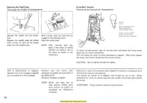 Janome 344 Sewing Machine Instruction Manual