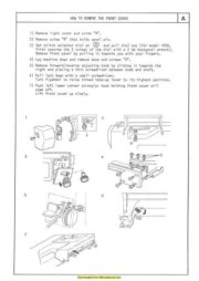 Elna 1500-1600 Sewing Machine Service-Parts Manual