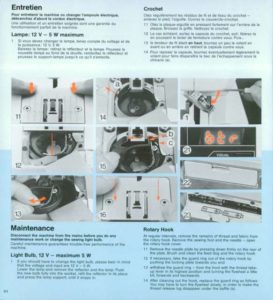 Elna 7000 Electronic Sewing Machine Instruction Manual