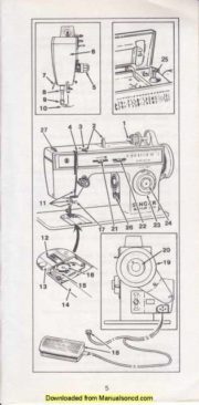 Singer 2404 Merritt Sewing Machine Instruction Manual