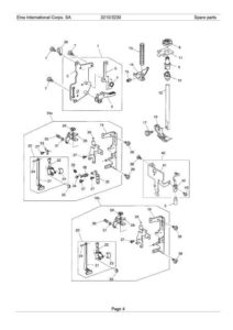 Elna 3210-3230 Sewing Machine Service-Parts Manual