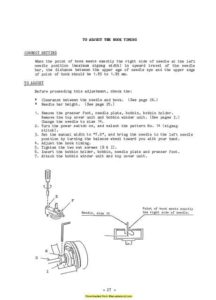 Janome - New Home 655 Sewing Machine Service Manual