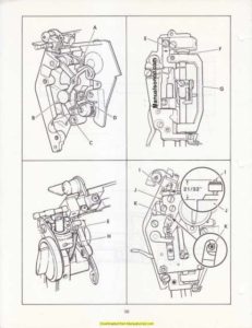Singer 2000 Athena Sewing Machine Service Manual
