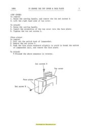 New Home - Janome 108 Sewing Machine Service-Parts Manual