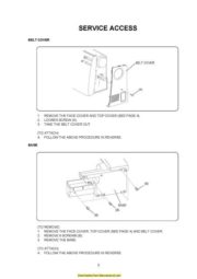 Janome 415 419S 423S Sewing Machine Service-Parts Manual