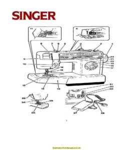 Singer 5040 - 5050 Sewing Machine Instruction Manual