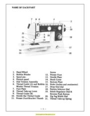 Elgin 4400F Sewing Machine Instruction Manual
