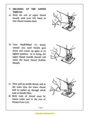 Elgin 4400F Sewing Machine Instruction Manual
