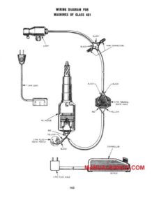 Singer 401 - 401A Sewing Machine Service - Parts Manual