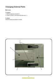 Janome JP720-JP760 Sewing Machine Service Manual