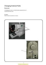 Janome JP720-JP760 Sewing Machine Service Manual