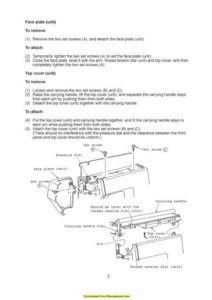 Janome 4618LE Sewing Machine Service-Parts Manual