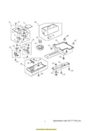 Janome 4618LE Sewing Machine Service-Parts Manual