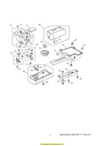 Janome 4618LE Sewing Machine Service-Parts Manual