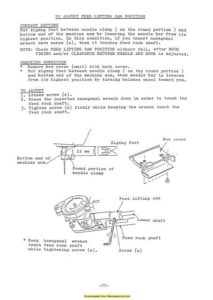 New Home Janome L-352 Sewing Machine Service-Parts Manual