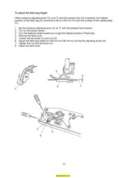 Janome 3000 Memory Craft Sewing Machine Service-Parts Manual