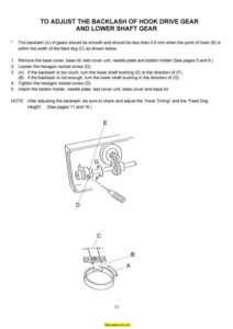 Janome 5700 Memory Craft Sewing Machine Service-Parts Manual