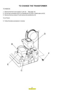 Janome 5700 Memory Craft Sewing Machine Service-Parts Manual