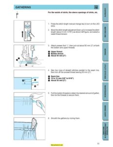 Brother CS8072 Sewing Machine Instruction Manual
