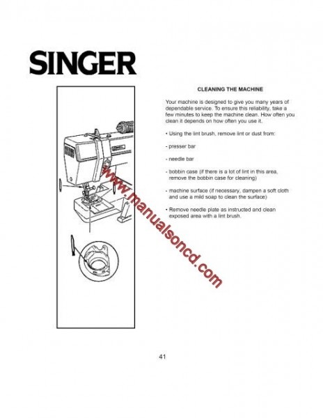 Singer 9022 Sewing Machine Instruction Manual pdf