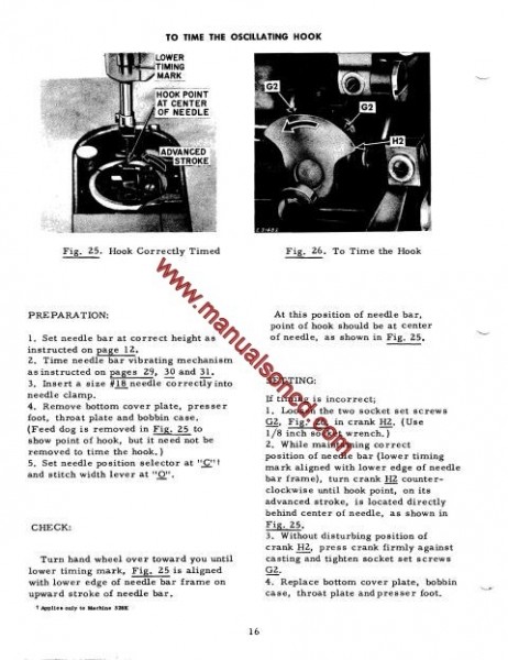 Singer 327K - 328K Sewing Machine Service Manual