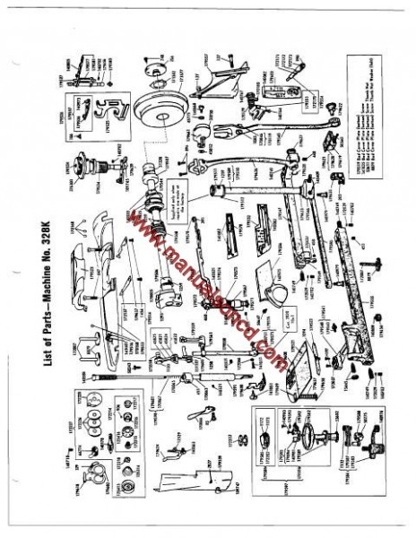 Singer 327K - 328K Sewing Machine Service Manual