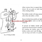 Singer 201 Sewing Machine Instruction Manual