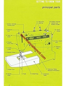 Singer 538 Stylist Sewing Machine Instruction Manual