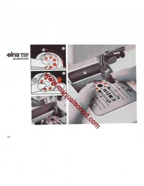 Elna TSP Air Electronic Sewing Machine Manual