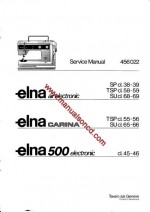 Elna Air Electronic - Carina - Elna 500 Sewing Machine Service Manual