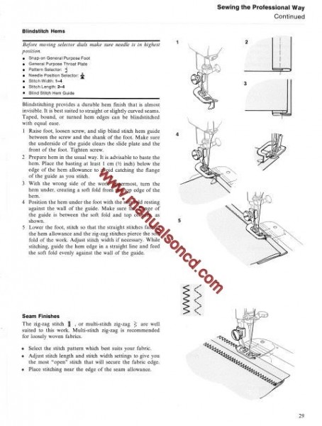 Singer 764 Zigzag Sewing Machine Instruction Manual