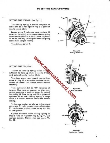 Singer 338 Sewing Machine Service Manual