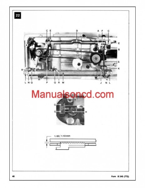 Singer 353-354 Genie Sewing Machine Service Manual