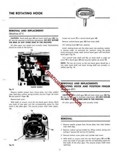 Singer 611 Sewing Machine Service Manual