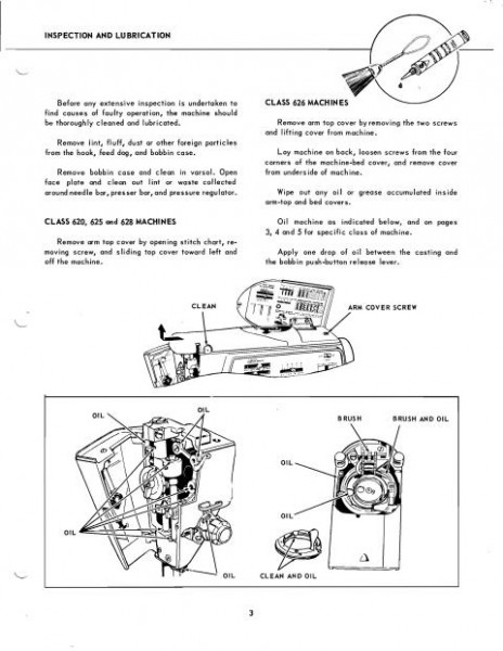 Singer 628 Sewing Machine Service Manual