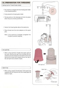 Singer 14U557 Overlock Sewing Machine Manual